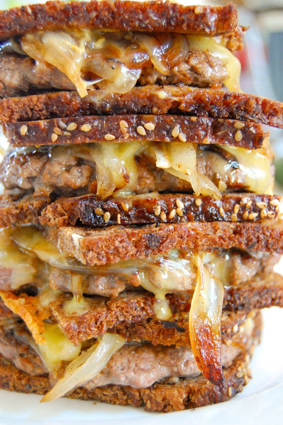 Laura’s Lean Beef Patty Melts